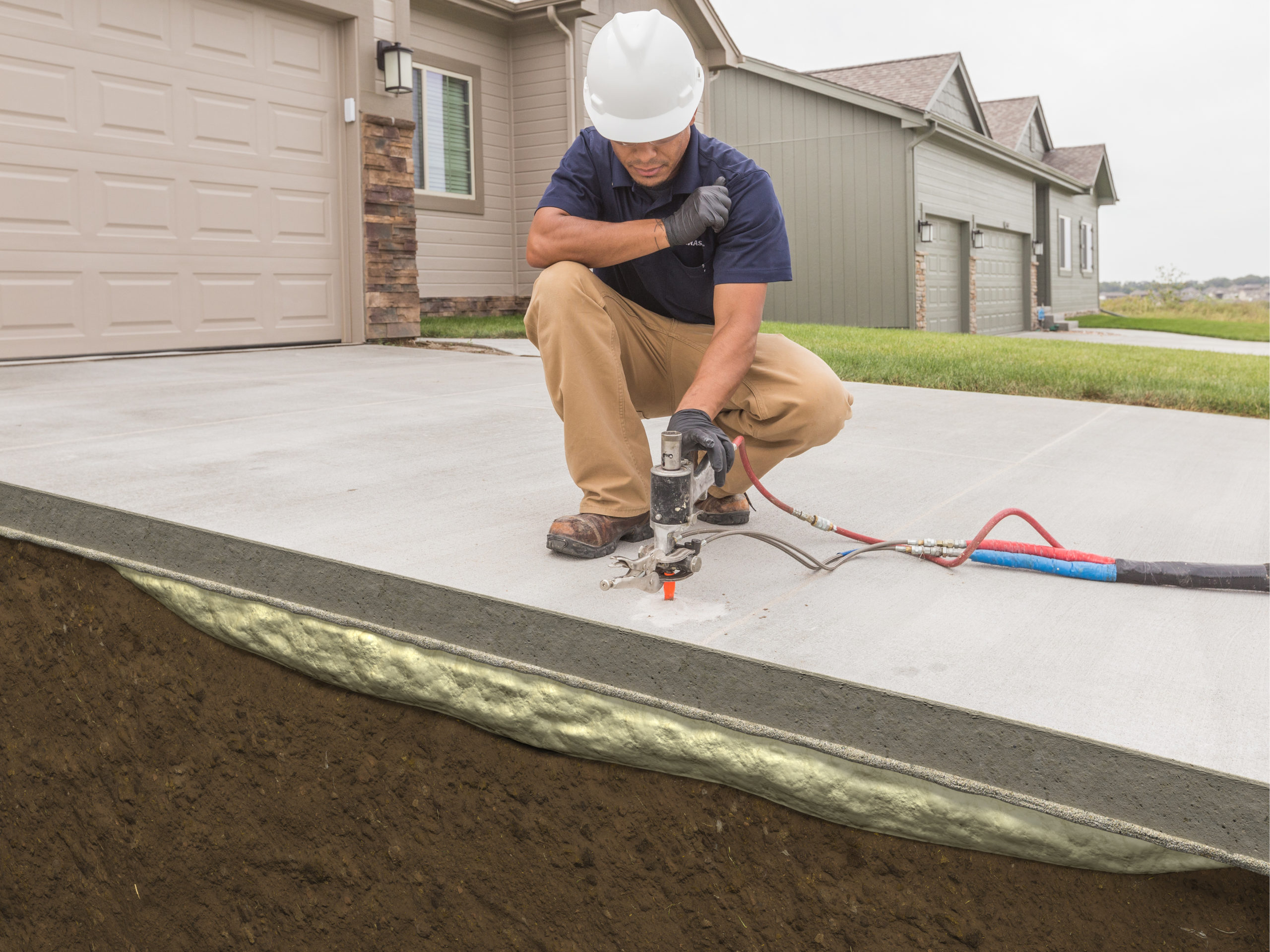 Concrete Lifting & Leveling | PolyLevel Injection in Greater San ...
