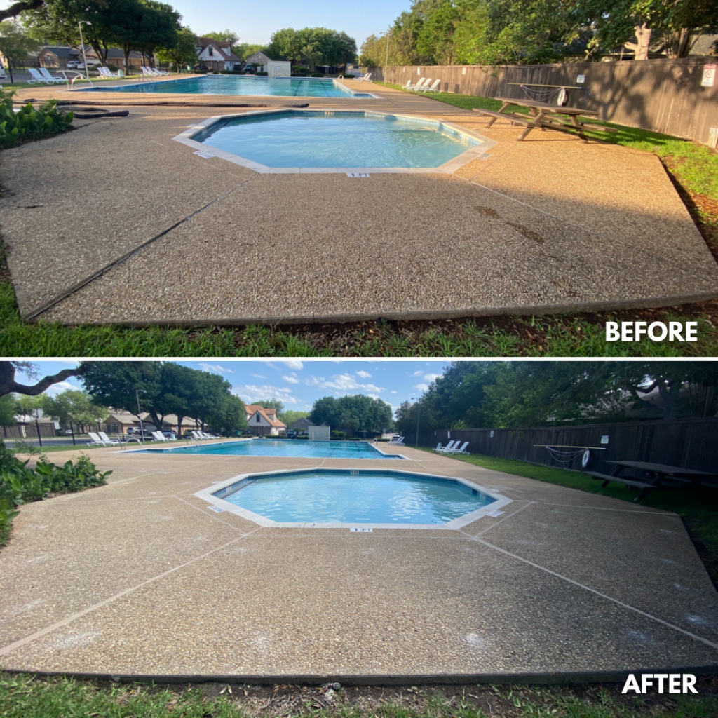 Lifting and Leveling Neighborhood Pool Deck in Helotes, TX | Baird ...